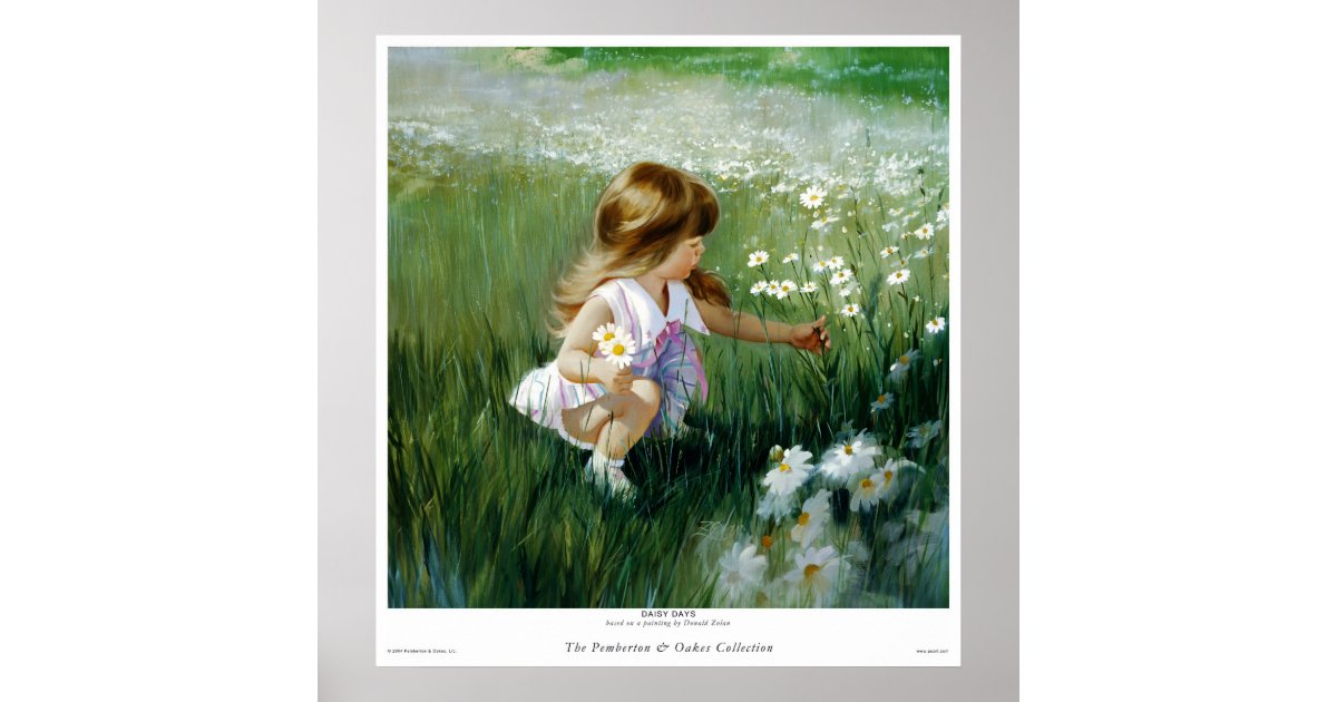 Daisy Days Poster | Zazzle
