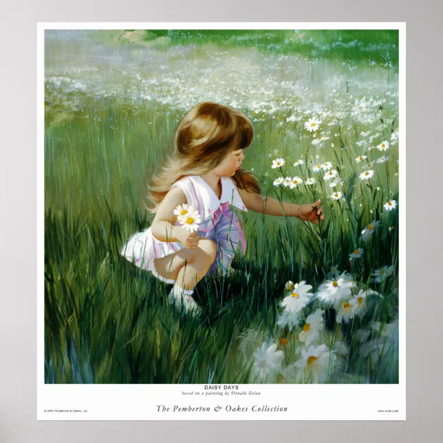 Daisy Days Poster | Zazzle