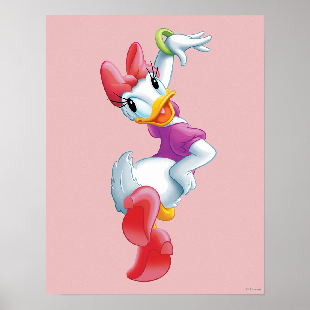 Daisy Duck | Dancing Poster | Zazzle