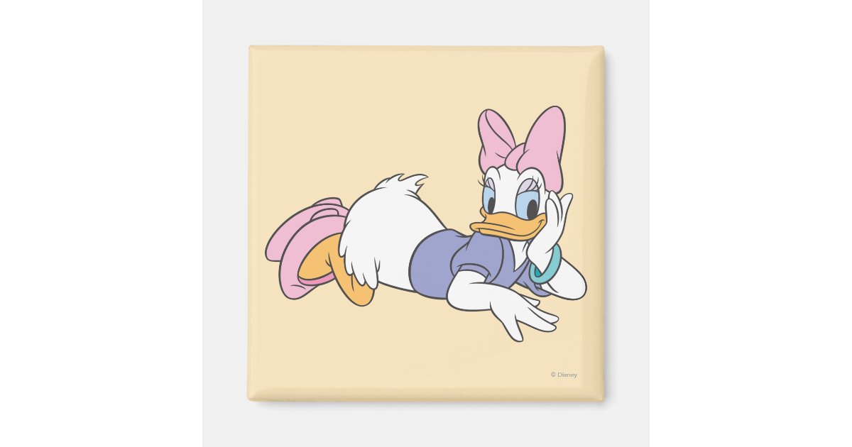 Daisy Duck | Laying Down Magnet | Zazzle