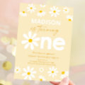 Daisy First Birthday Invitation | Zazzle