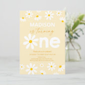Daisy First Birthday Invitation | Zazzle