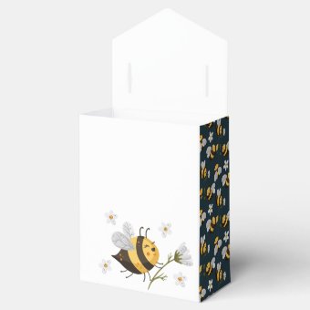 Daisy Flower Bumblebee Bee Baby Shower Favor Boxes | Zazzle