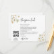 Daisy Honeymoon wish QR CODE Enclosure Card | Zazzle