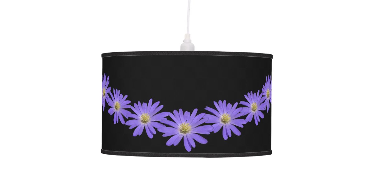 Daisy Lamp Purple Daisy Flower Lamps Decor | Zazzle
