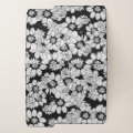 Daisy Nights Black and White Floral Custom Design File Folder | Zazzle
