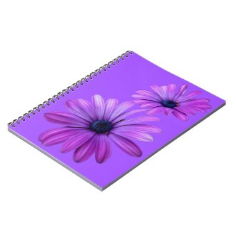 Daisy Notebook Purple Daisy Journals Gifts | Zazzle
