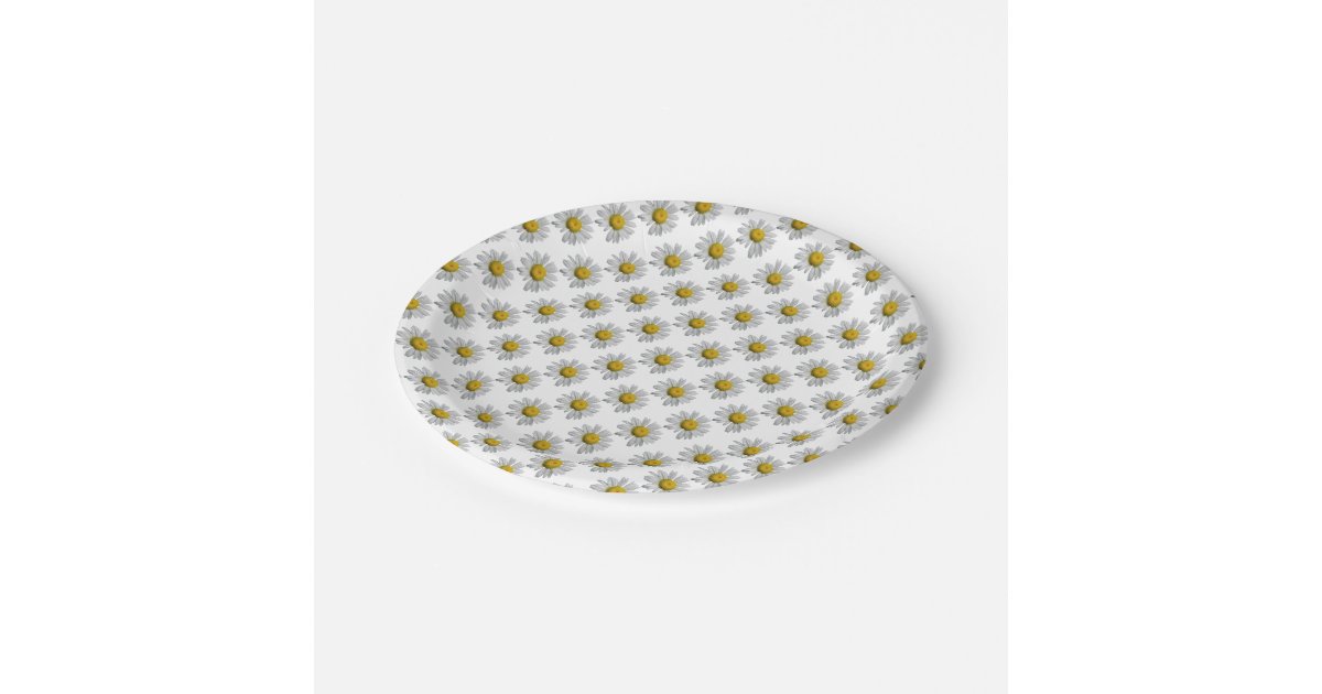 Daisy Paper Plates | Zazzle