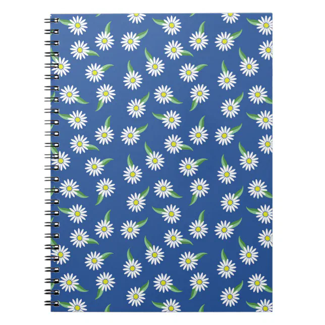 daisy pattern notebook | Zazzle