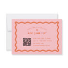 Daisy RSVP with QR Code | Zazzle