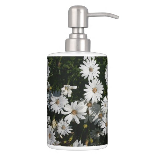 Daisy Soap Dispenser & Toothbrush Holder | Zazzle