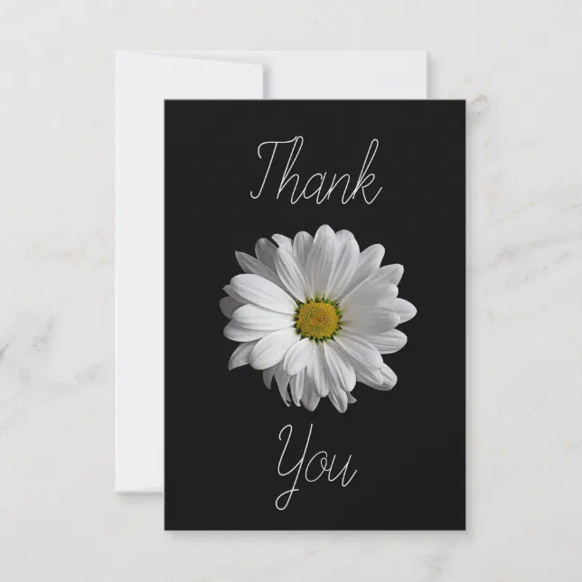 Daisy Thank You Card | Zazzle