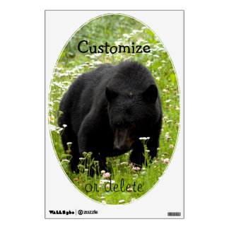 Black Bear Wall Decals & Wall Stickers | Zazzle