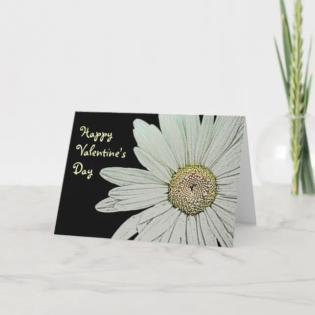 Daisy Valentine's Day Card | Zazzle