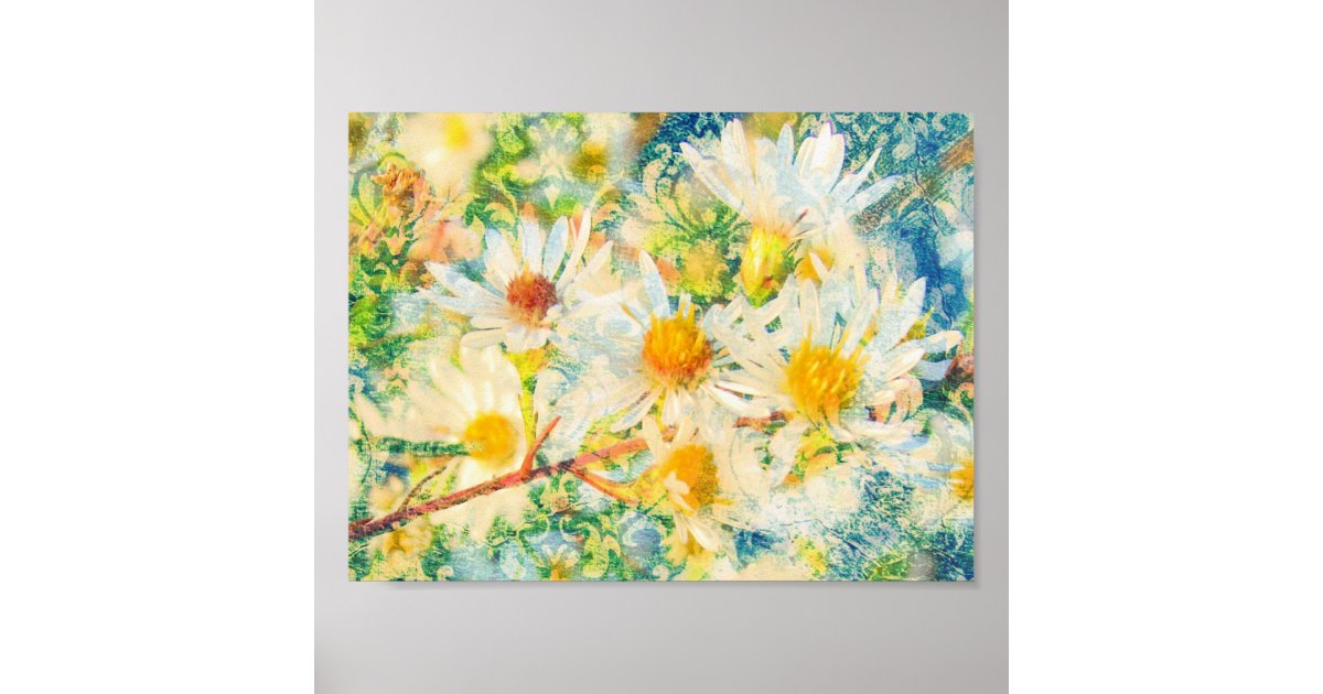 Daisy Wallpaper Poster | Zazzle