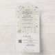 Daisy Wildflower Wedding Qr code Rsvp All In One Invitation | Zazzle