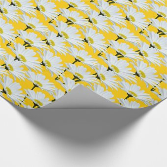 Daisy Wrapping Paper Daisy Flower Gift Paper | Zazzle