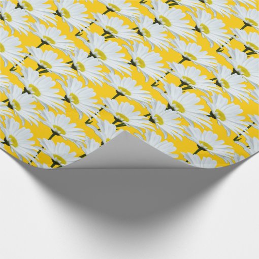 Daisy Wrapping Paper Daisy Flower Gift Paper | Zazzle