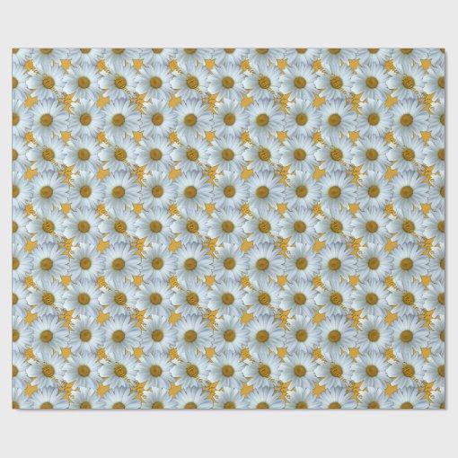 Daisy Wrapping Paper Personalized Gift Paper | Zazzle