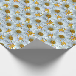 Daisy Wrapping Paper Personalized Gift Paper | Zazzle