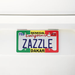 Dakar Senegal Custom License Plate Frame | Zazzle