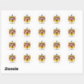 DALEY FAMILY CREST - DALEY COAT OF ARMS CLASSIC ROUND STICKER | Zazzle