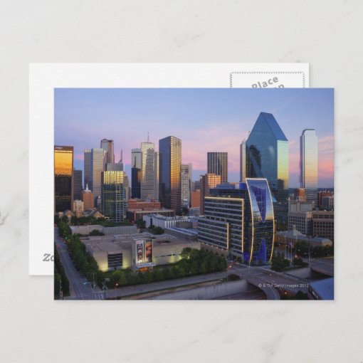 Dallas Skyline Postcard | Zazzle