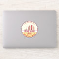 Dallas Texas City Skyline Emblem Sticker | Zazzle