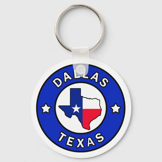 Dallas Texas keychain | Zazzle