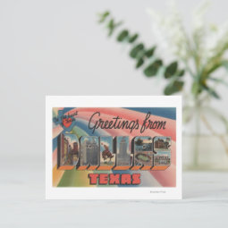 Dallas, TexasLarge Letter ScenesDallas, TX Postcard | Zazzle