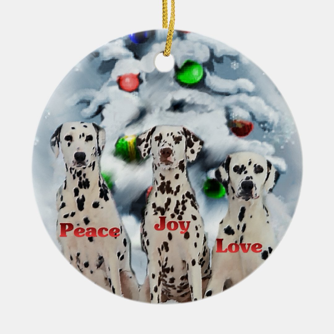 Dalmatian Christmas Gifts Ornaments | Zazzle