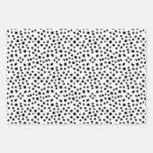 Dalmatian dogs black and white wrapping paper sheets | Zazzle