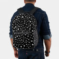 Dalmatian Dots, Dalmatian Spots, Black and White Printed Backpack | Zazzle