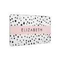 Dalmatian Dots, Spots, Black and White, Your Name License Plate | Zazzle