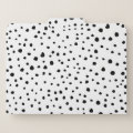 Dalmatian Spots, Dalmatian Dots, Black and White File Folder | Zazzle