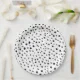 Dalmatian Spots, Dalmatian Dots, Black and White Paper Plates | Zazzle