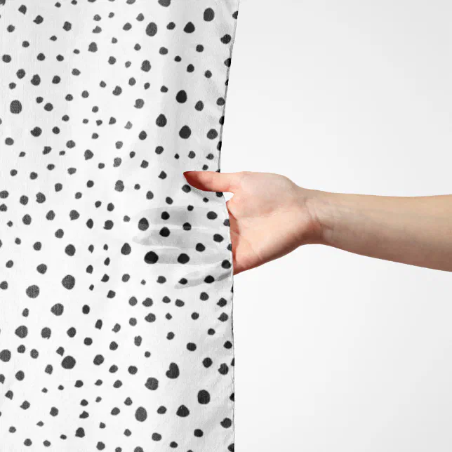 Dalmatian Spots, Dalmatian Dots, Black and White Scarf | Zazzle