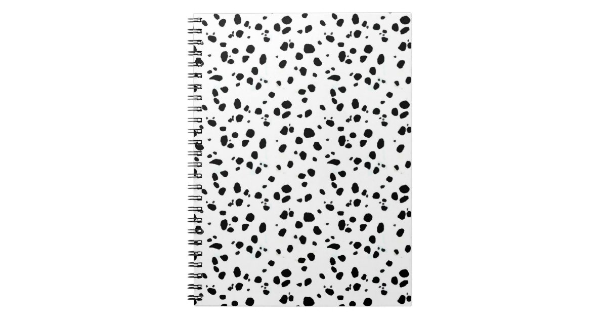 Dalmatian Spots, Dalmatian Print, Dalmatian Fur Notebook | Zazzle