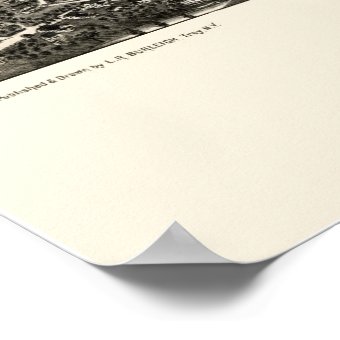 Dalton, MA Panoramic Map - 1884 Poster | Zazzle