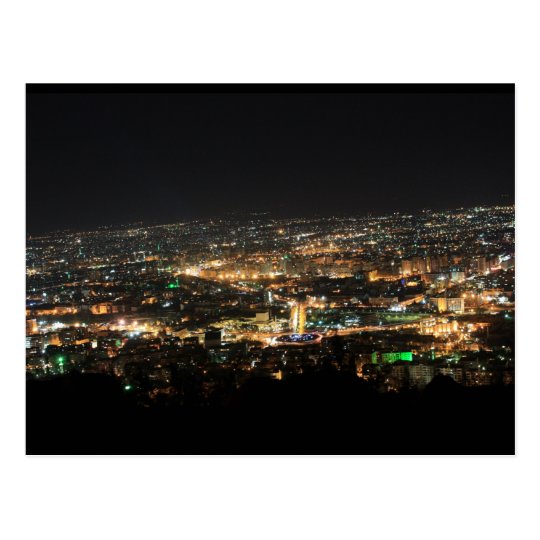Damascus at night - Syria Postcard | Zazzle.com
