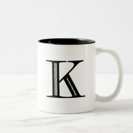 Letter K Coffee & Travel Mugs | Zazzle
