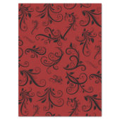 Damask Pattern, Red Damask, French Damask Tissue Paper | Zazzle