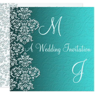 Turquoise Wedding Invitations & Announcements | Zazzle