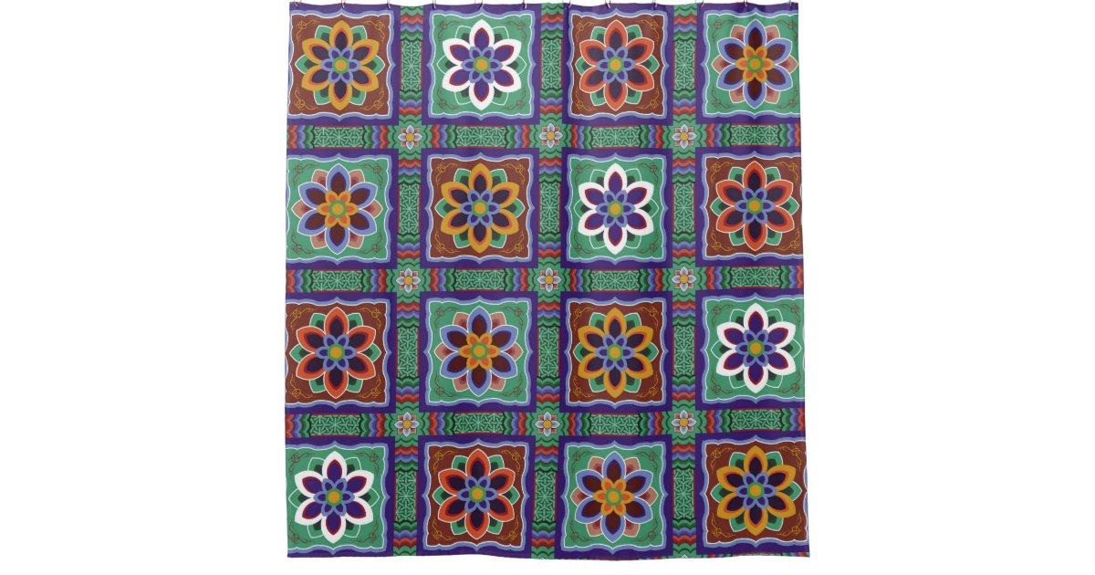 Dan-cheong. Korean traditional temple art.dancheon Shower Curtain | Zazzle