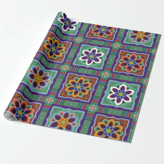 Dan-cheong. Korean traditional temple art.dancheon Wrapping Paper | Zazzle