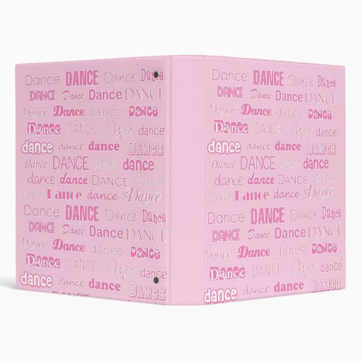 Dance 3 Ring Binder Notebook | Zazzle