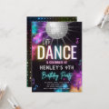 Dance Birthday Invitation | Dance Invitation | Zazzle