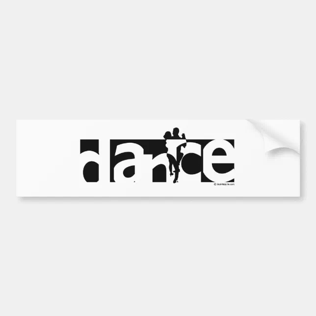 Dance Bumper Sticker | Zazzle