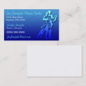 Dance Business Card | Zazzle