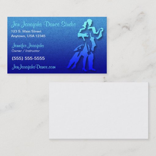 Dance Business Card | Zazzle